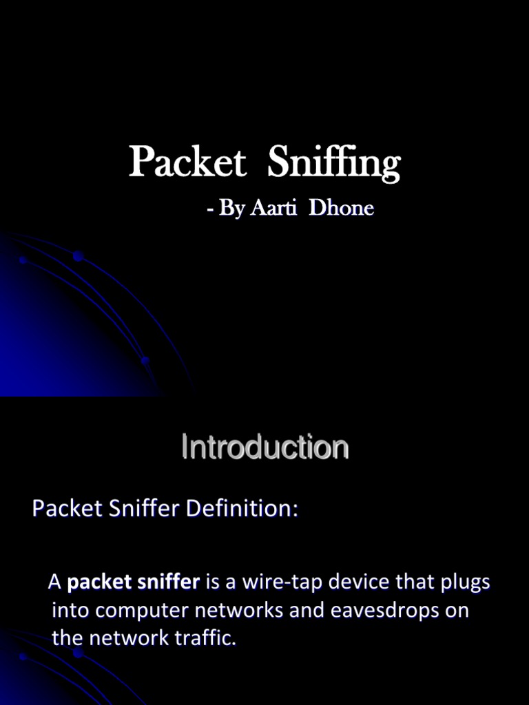 Packet Sniffing | PDF | Network Packet | Computer Network