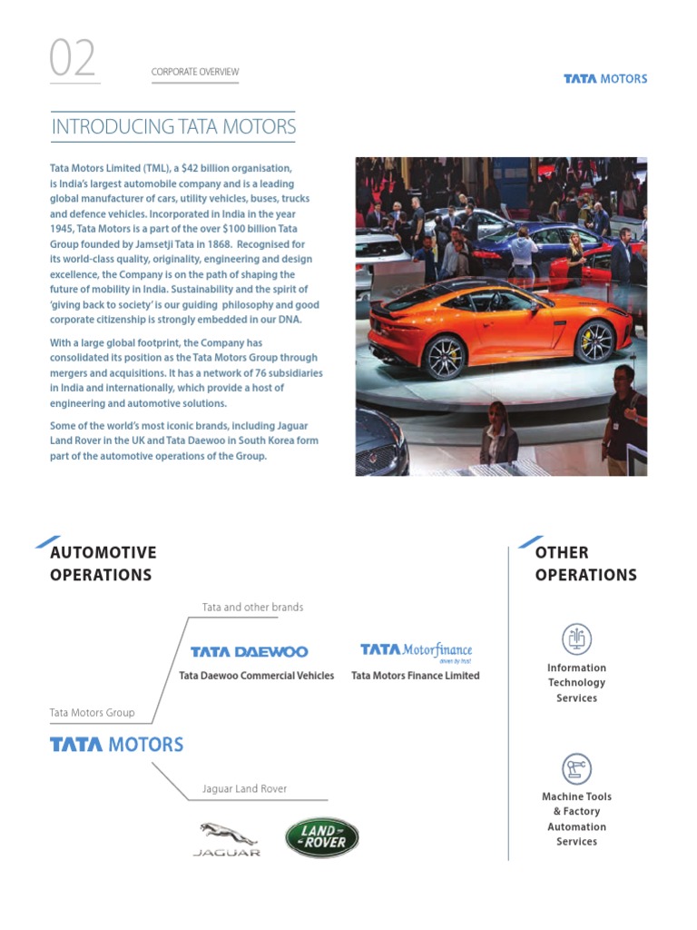 Introducing Tata Motors PDF | PDF | Vehicles | Transportation Engineering