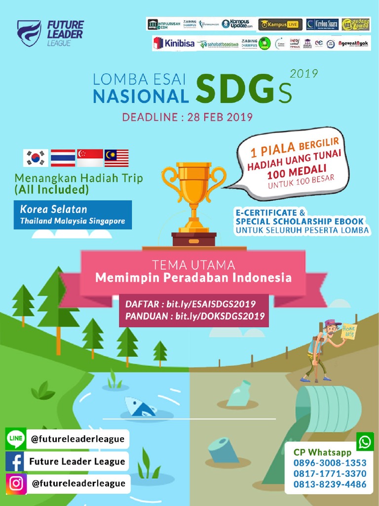 Pedoman Lomba Esai Nasional SDGs 2019 | PDF