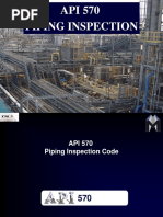API 570 Piping Inspection | PDF | Corrosion | Pipeline Transport