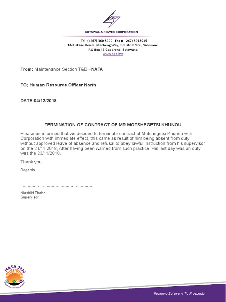 BPC Letter Head Internal | PDF