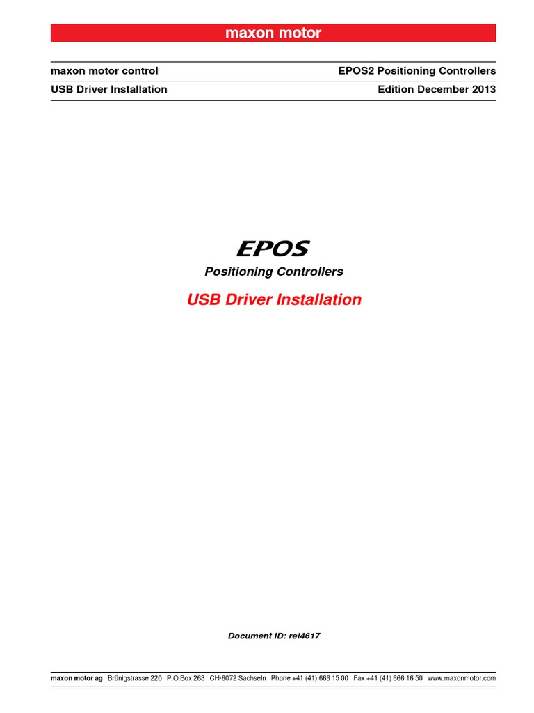 EPOS USB Driver Installation | PDF | Device Driver | Microsoft Windows