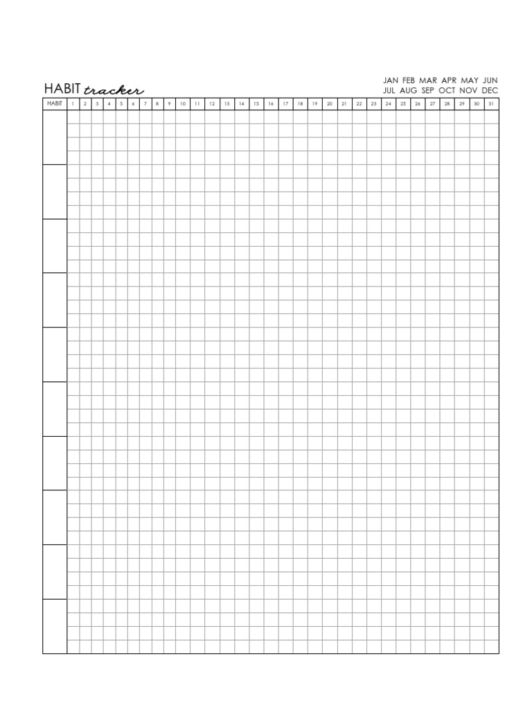 Habit Tracker | PDF