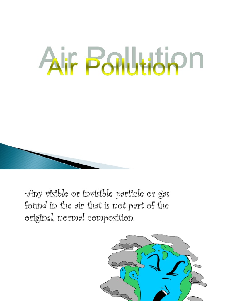 Air Pollution | PDF | Exhaust Gas | Particulates