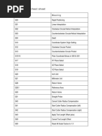 G-Codes and M-Functions - Milling | PDF | Drilling | Machining