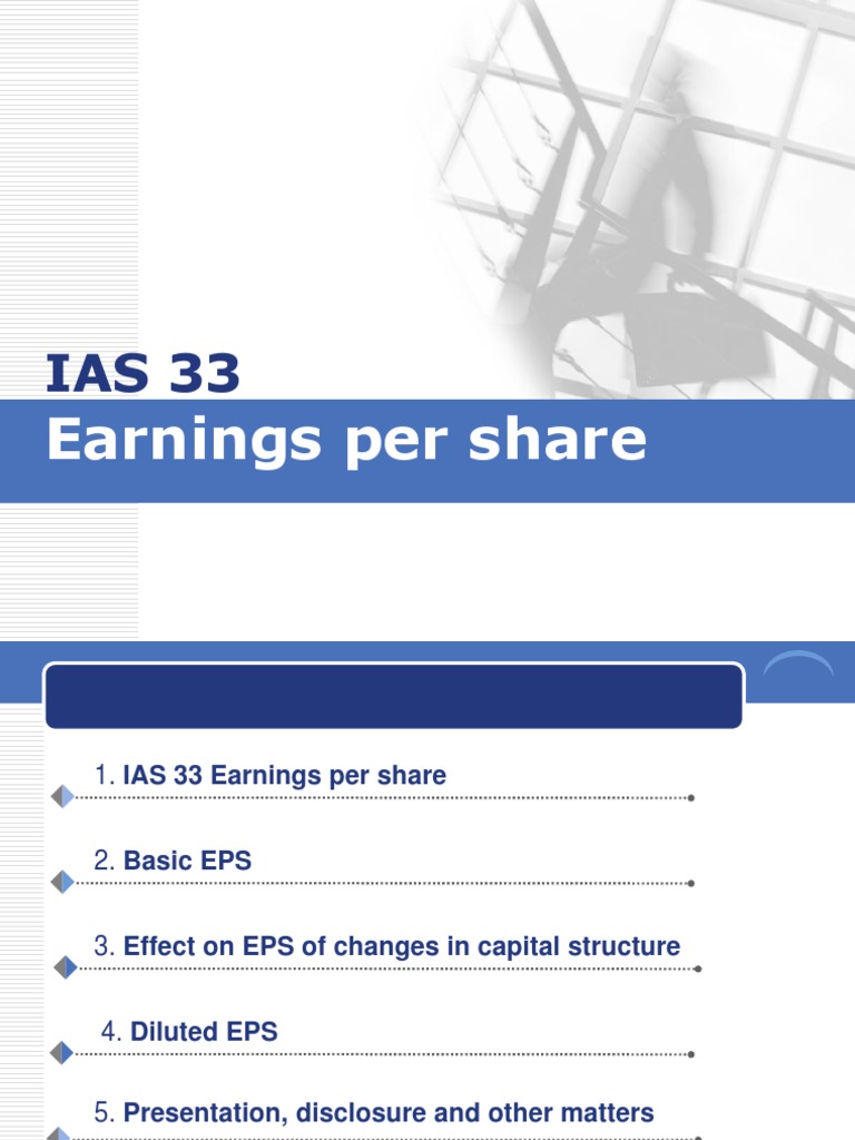 Iai Dip Ifrs Ias 33 | PDF | Earnings Per Share | Dividend