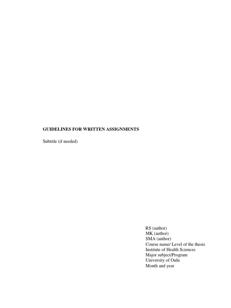 Guidelines for Excellence: A Comprehensive Style Guide for Writing ...