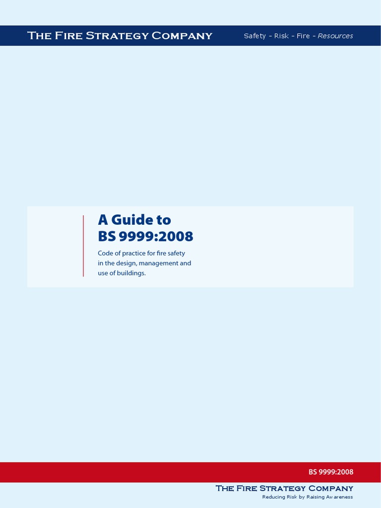 BS 9999 Explained | PDF | Fire Sprinkler System | Risk