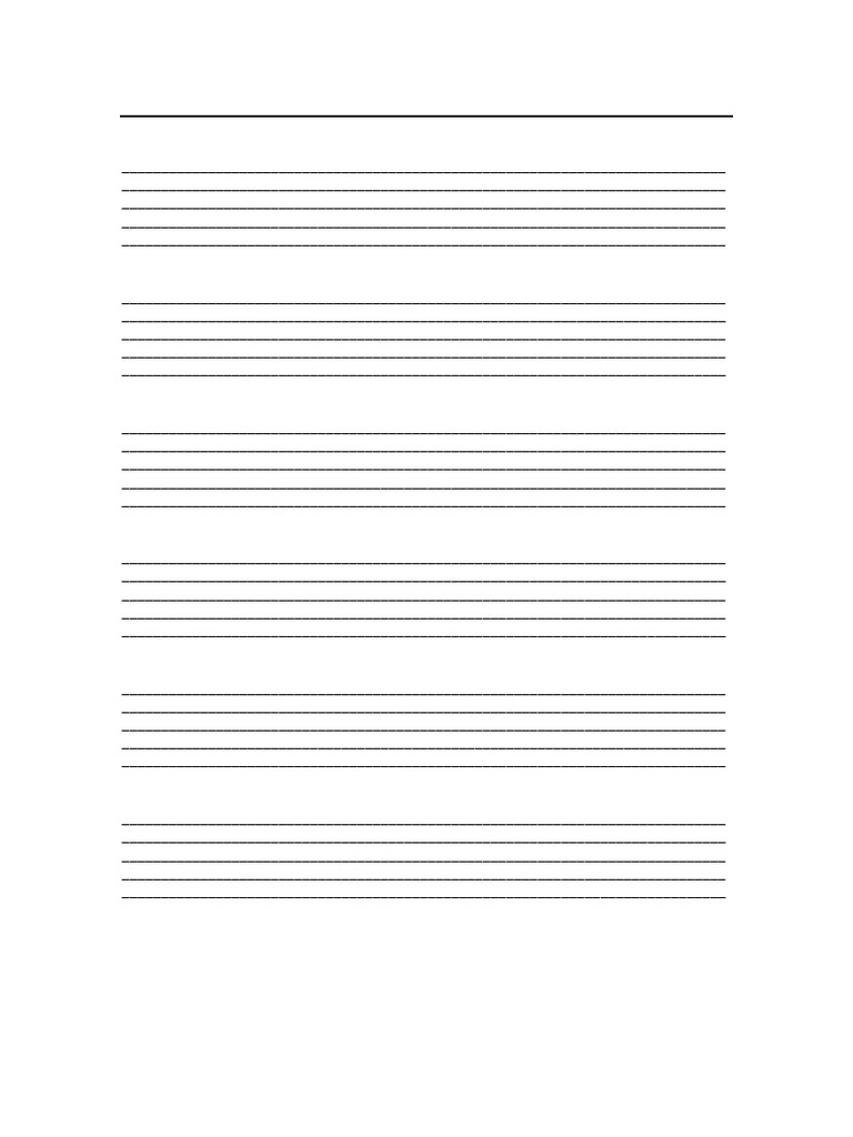 Papel Pautado | PDF