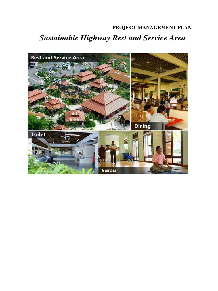 Sustainable Highway Rest and Service Area: Project Management Plan ...
