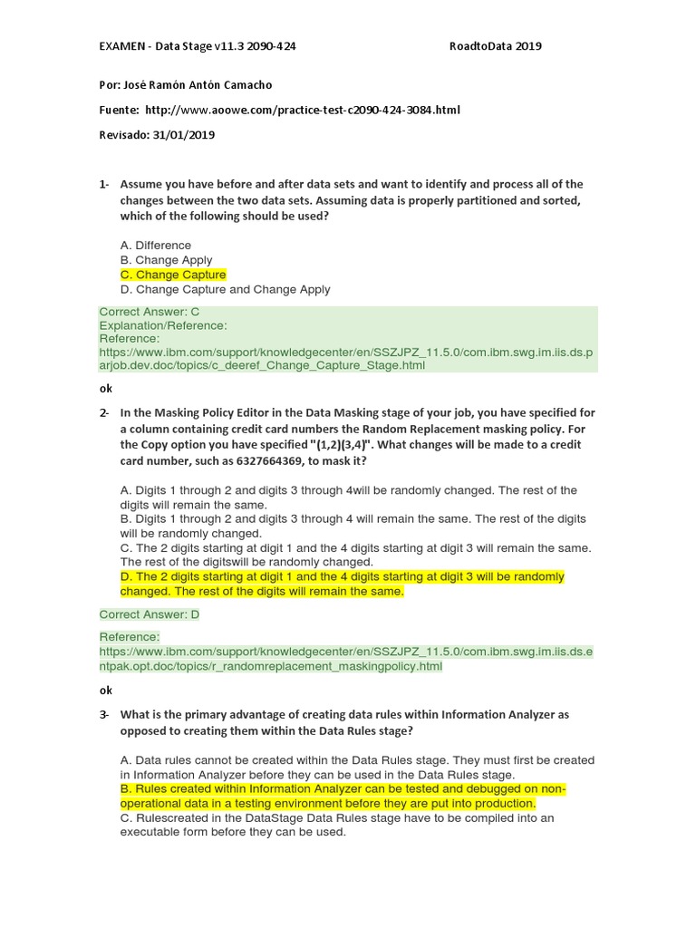 Examen 2090-424 DS | Download Free PDF | Metadata | Parameter (Computer Programming)