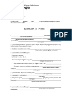 Kontrata Individuale Pune | PDF
