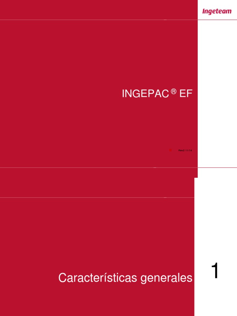 Ingepac Ef Esp | PDF | Energia electrica | Hardware de la computadora