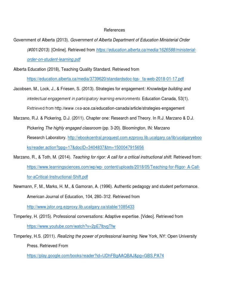 Eportfolio References | PDF | Education Theory | Learning