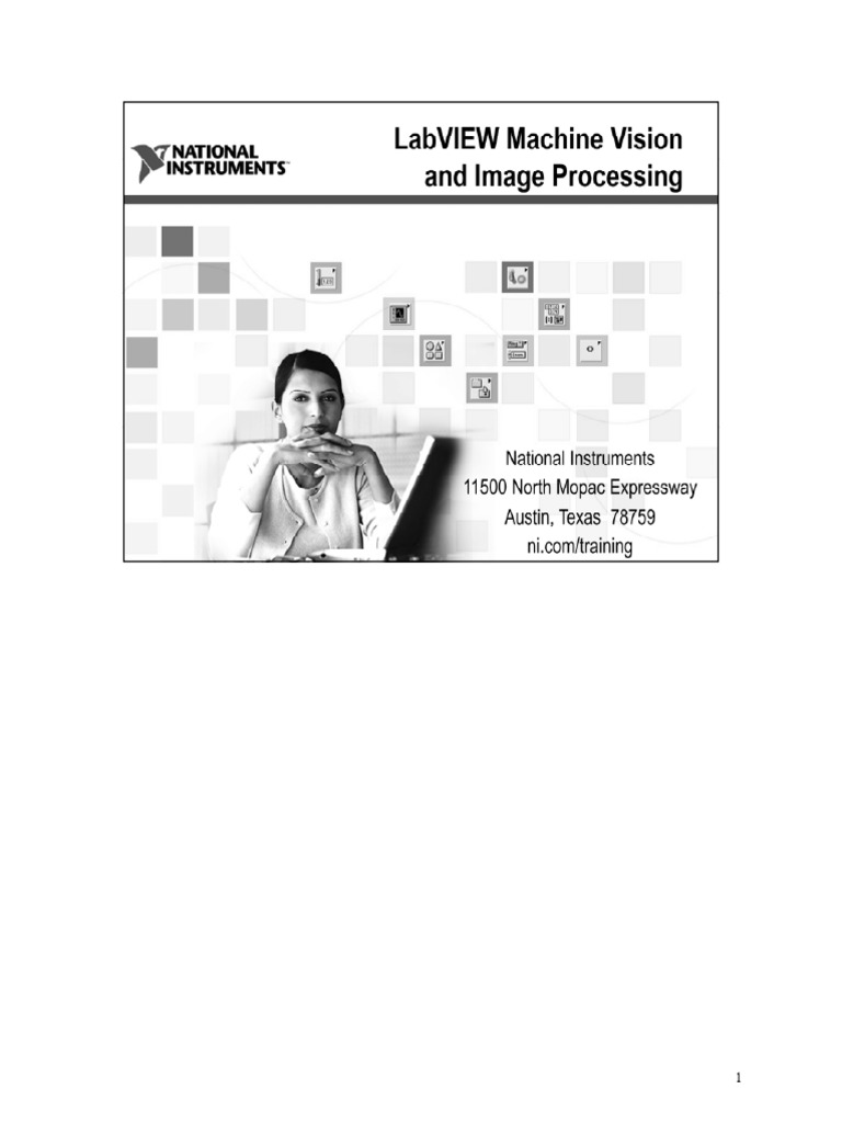 NI IMAQ & Vision Software Overview | PDF | Optical Resolution | Video