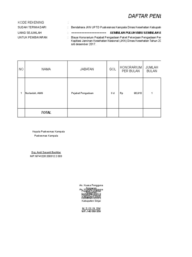 SPJ Honor JKN 2018 New | PDF