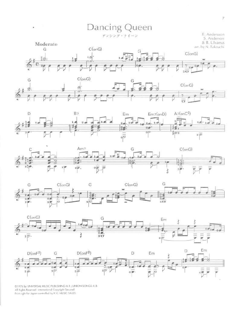 TAKEUCHI Noriyasu - Popular Pieces For Classical Guitar (Vol. 7) PDF | PDF