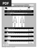 Orebro Musculoskeletal Pain Questionnaire Final | PDF | Pain | Psychology
