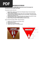 Rambu-Rambu Tanda Darurat Sesuai Dengan Standar | PDF