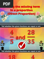 Three Types of Proportion Explained | PDF