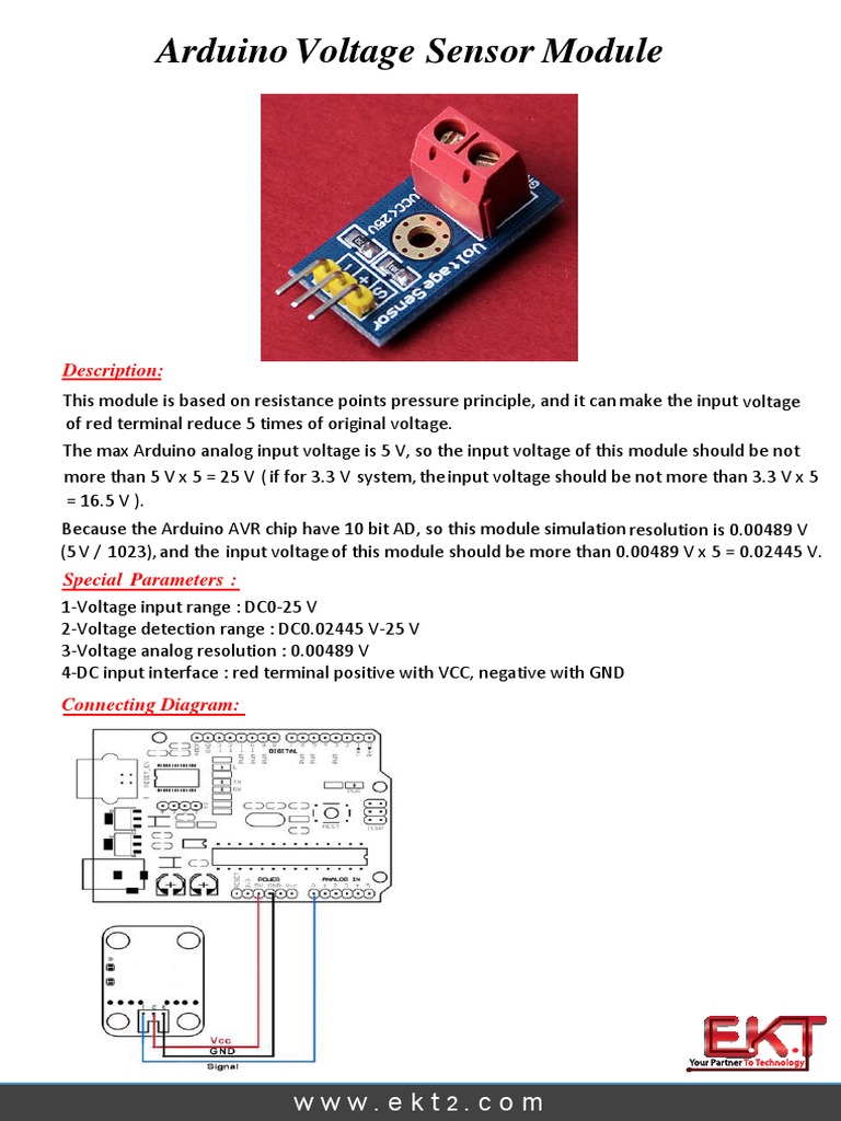 412 Arduino Sensor Voltage Detector PDF | PDF