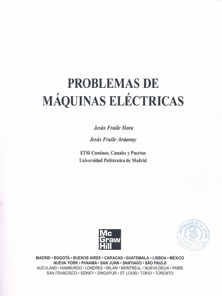 Problemas de Maquinas Electricas Schaum Jesus Fraile Mora Ardanuy PDF | PDF