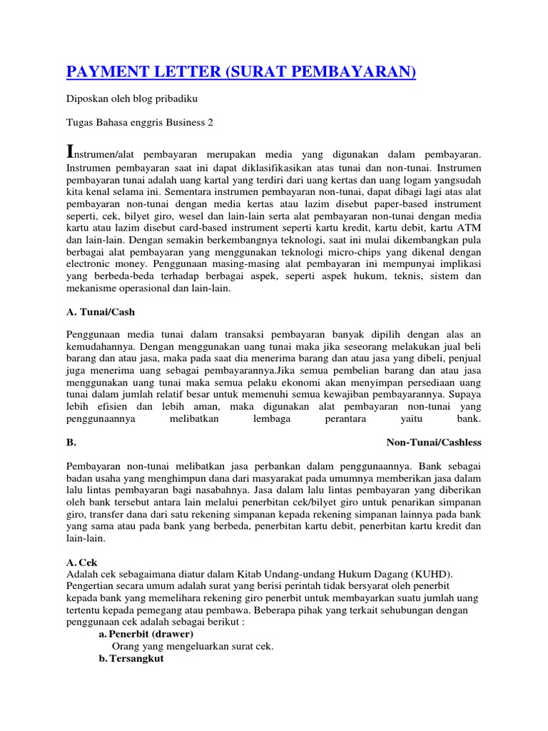 Contoh Surat Reminder Letter - KaleyknoeRobinson