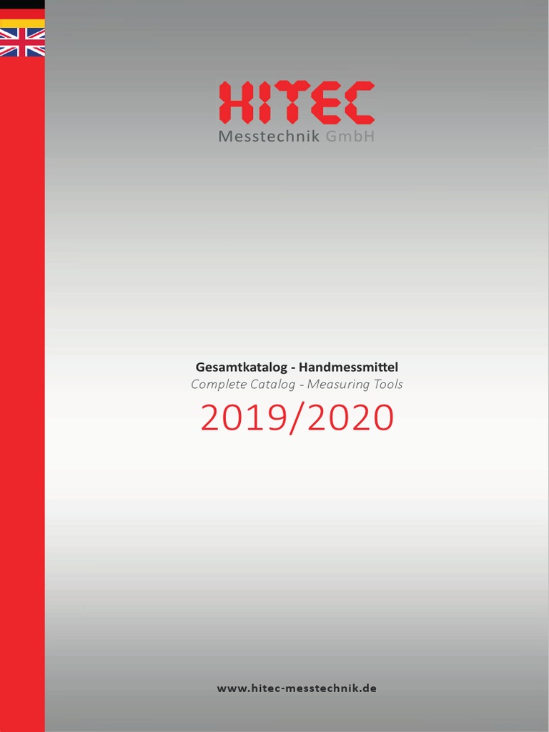 Hitec Measuring Tools Catalog 2019/2020 | PDF | Wireless | Usb