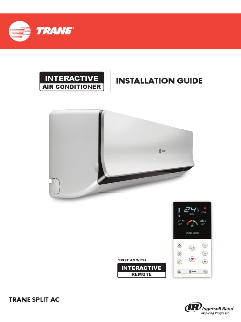 Installation Guide Trane Split AC | PDF