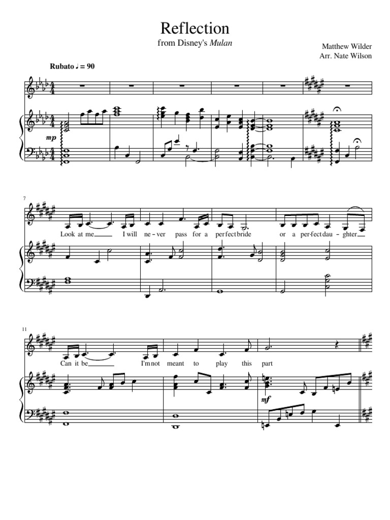 Reflection - Mulan | PDF