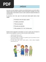 Tareas para Practicar Habilidades de Conversación | PDF | Mente
