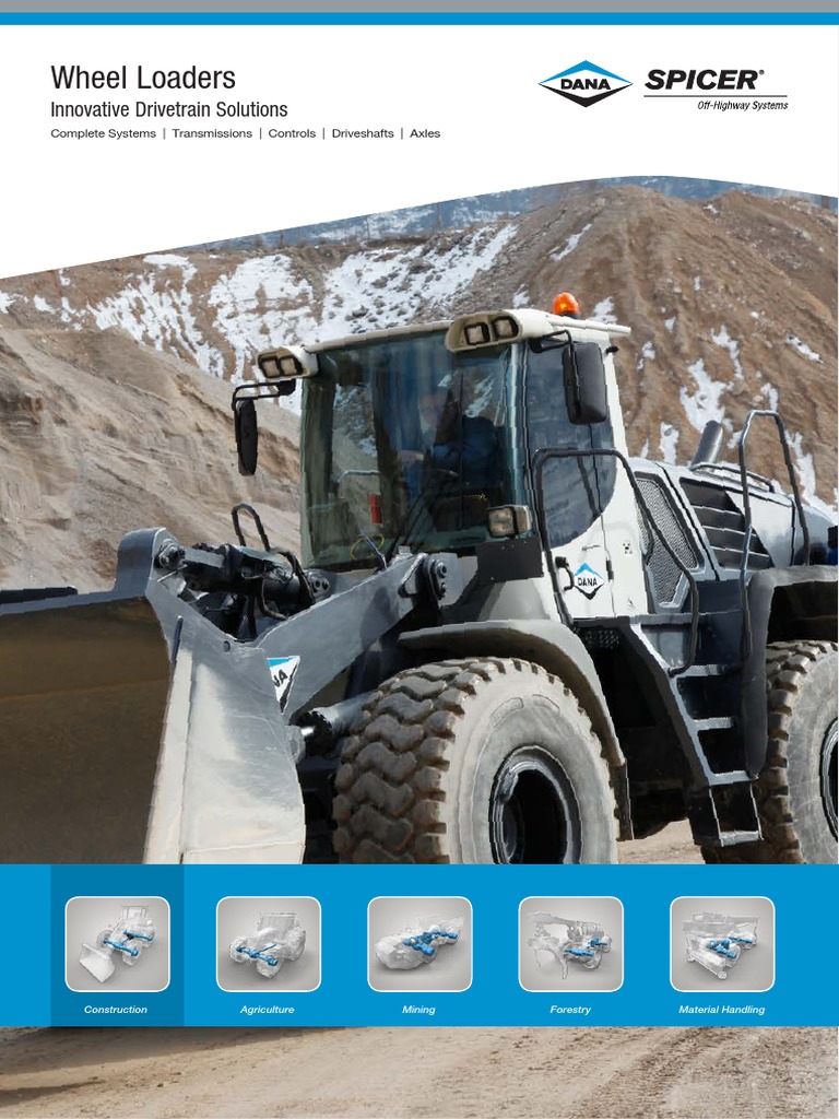 Wheel Loader Brochure | PDF | Transmission (Mechanics) | Automotive ...