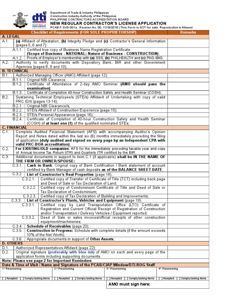 Contractor License Application Guide | PDF | Stocks | Revenue