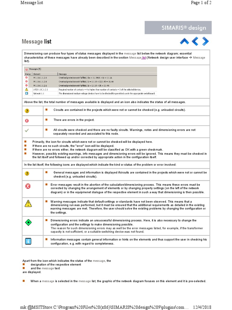 Simaris Design Messages | PDF | Icon (Computing) | Computer Network