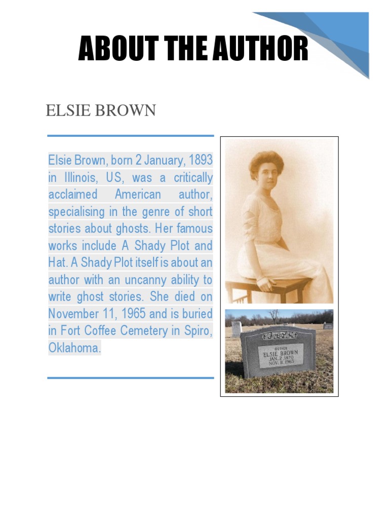 A Shady Plot About The Author | PDF