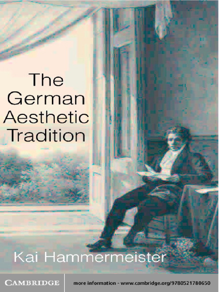 The German Aesthetic Tradition1 | PDF | Aesthetics | Truth