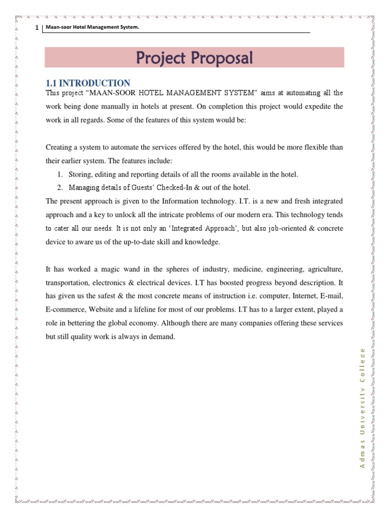 Hotel Management System 2 | PDF | Databases | Microsoft Access