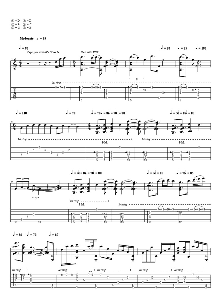 Guitar Chord Progressions Guide | PDF