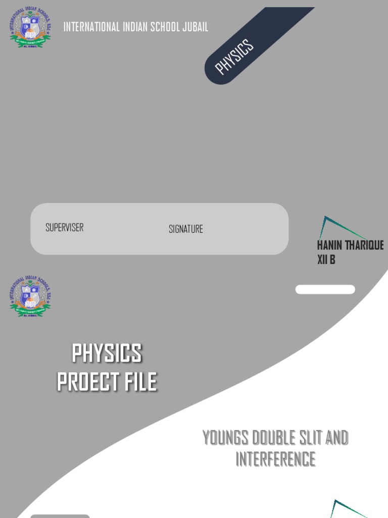 PHYSICS Class 12 Project | PDF | Wavelength | Light