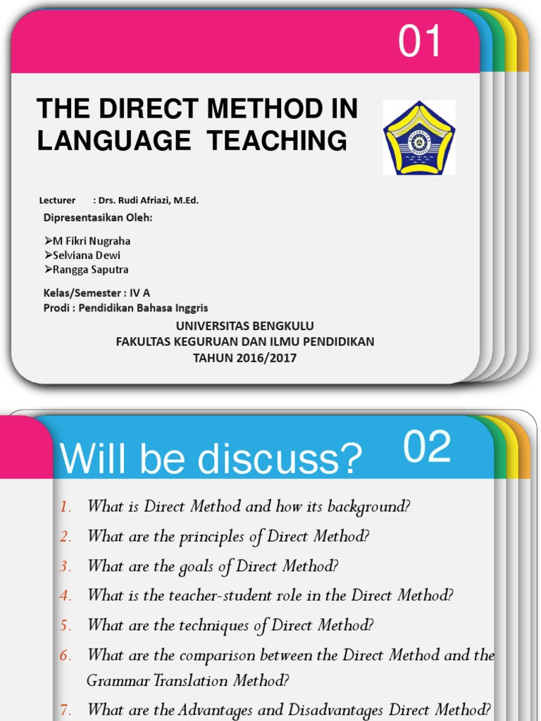 Direct Method | PDF | Language Education | Learning