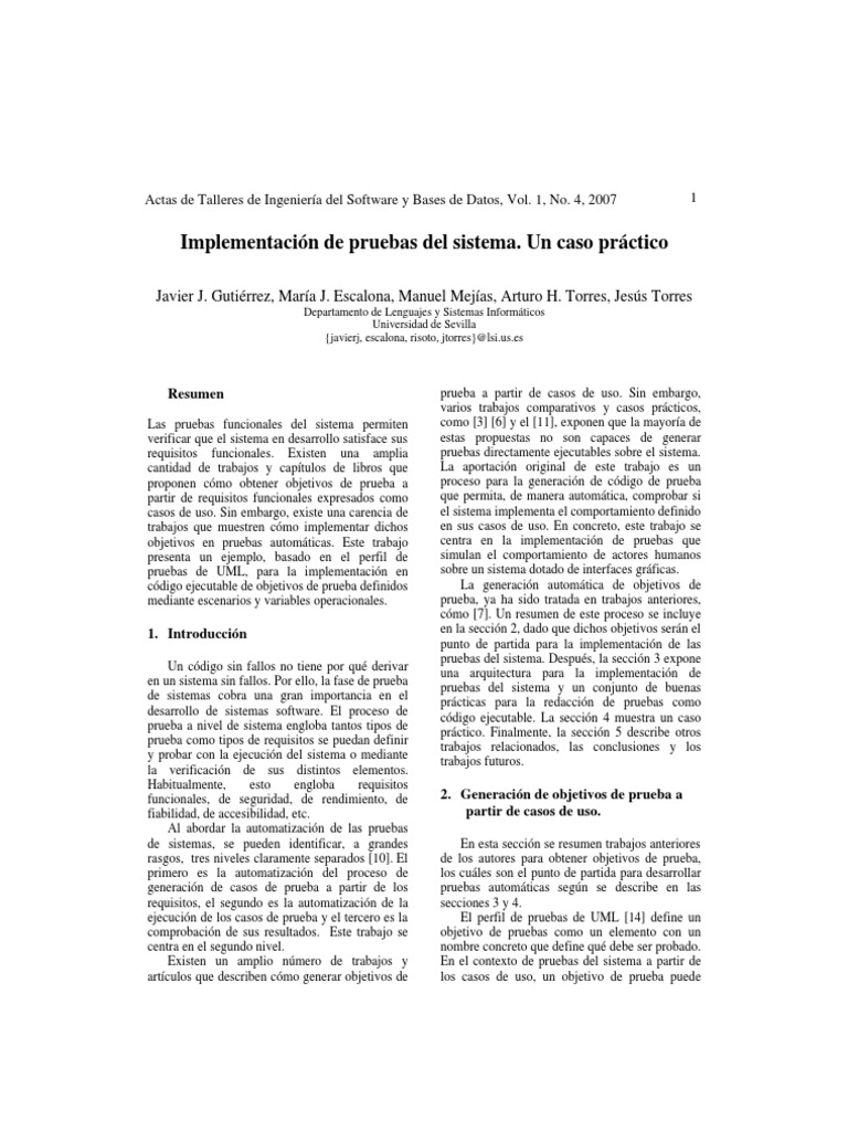 Pruebas Ips | PDF | Caso de uso | Selenio (software)