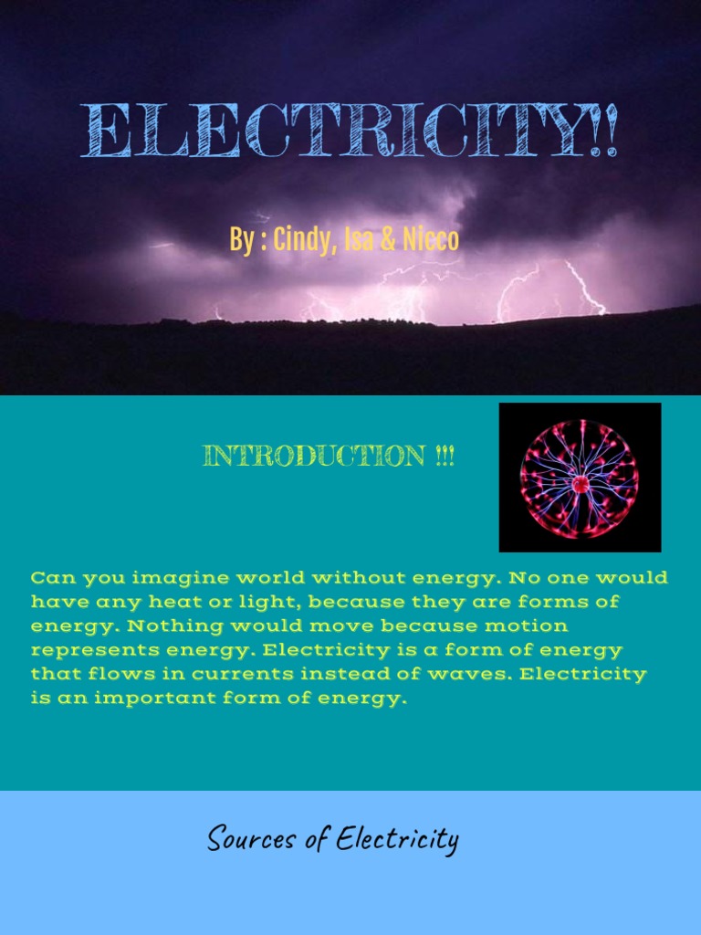 Electricity Slide Show | PDF | Electricity | Electric Current