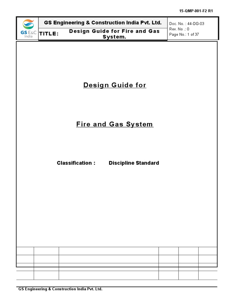 Final Design Guide For F&G System | PDF | Ultraviolet | Smoke
