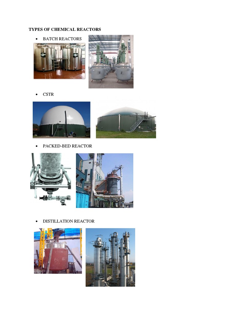 Types of Chemical Reactors | PDF