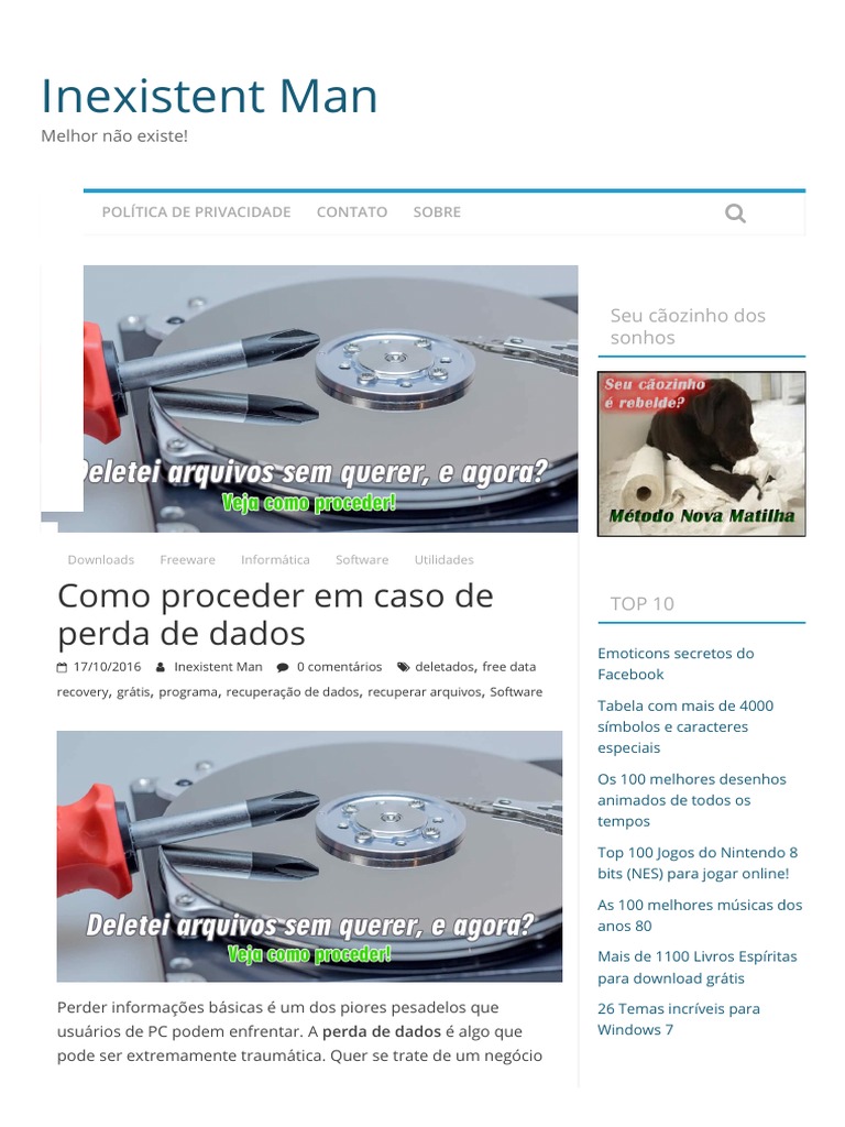 As Regras de David X | PDF | Vírus de computador | Cópia de segurança