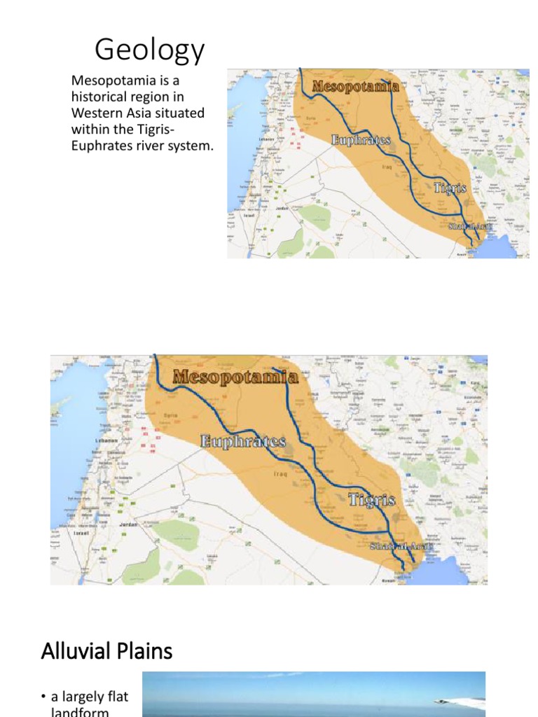 Geology: Mesopotamia Is A Historical Region in Western Asia Situated ...