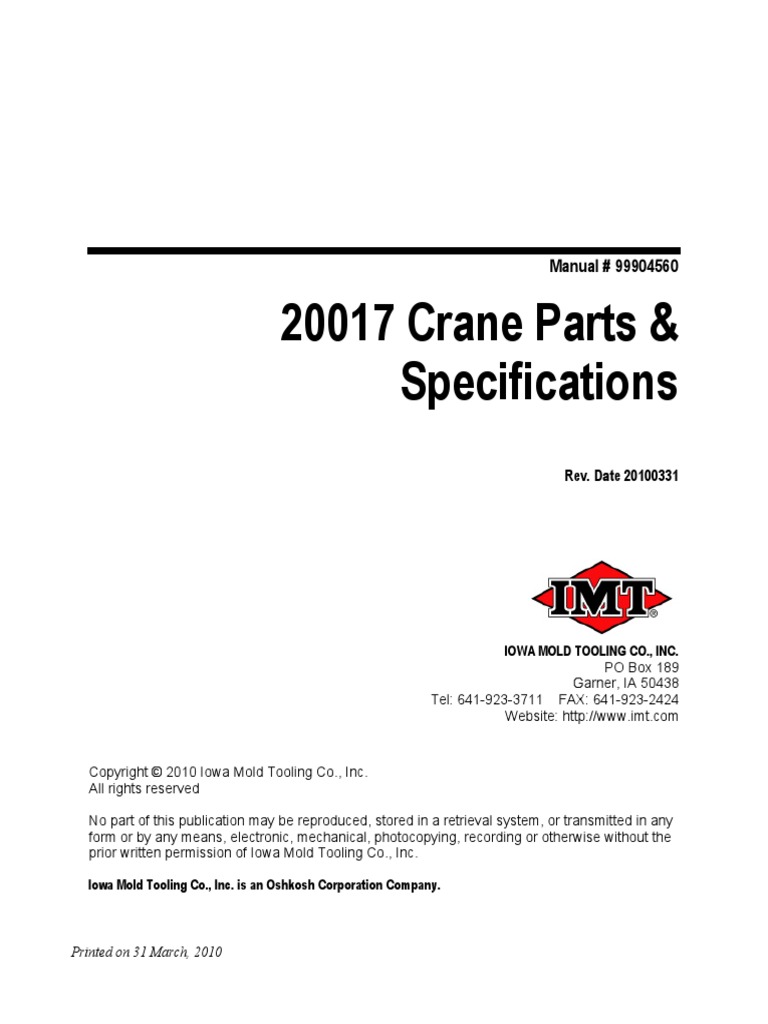 Crane PDF | PDF | Crane (Machine) | Screw