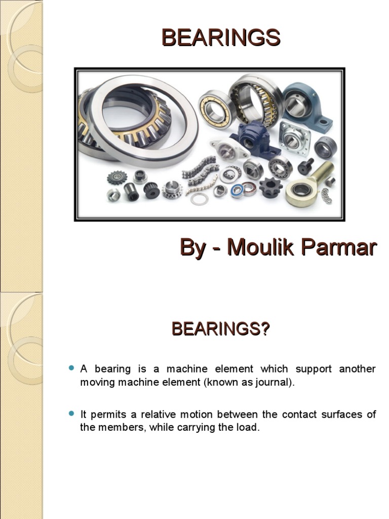 Bearings | PDF | Bearing (Mechanical) | Materials Science