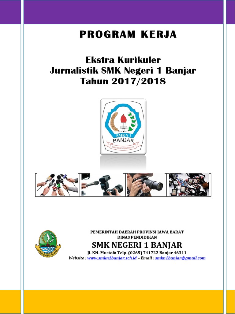 Program Kerja Ekskul Jurnalistik 2017 | PDF