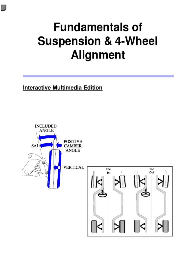 Fundamentals of Alignment PDF | PDF | Steering | Suspension (Vehicle)